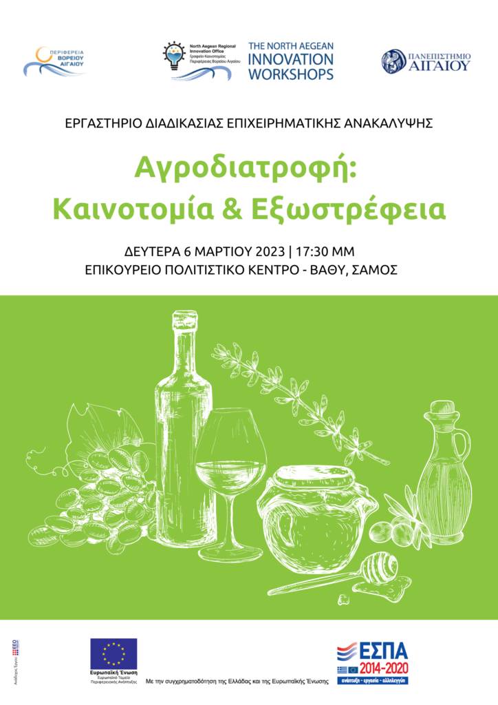 Εργαστήρια επιχειρηματικής ανακάλυψης για Αγροδιατροφή και Τουρισμό ...