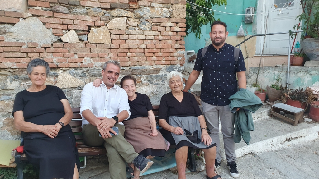 Σε Παλαιοχώρι, Κουρνέλα και Μεγαλοχώρι ο Παναγιώτης Χριστόφας - Lesvospen