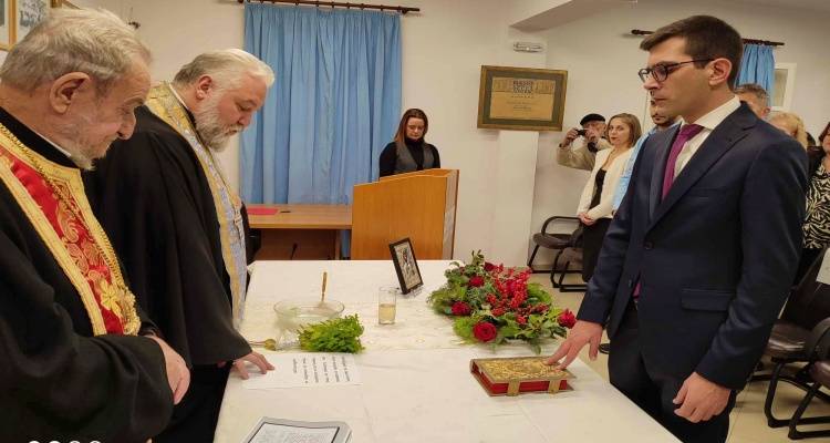 Ορκίστηκε Δήμαρχος Αγίου Ευστρατίου ο Κώστας Σινάνης - Lesvospen